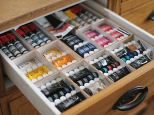 8 Acrylic Paint Tube Storage Ideas to Organize Your Art Room - Billy ...