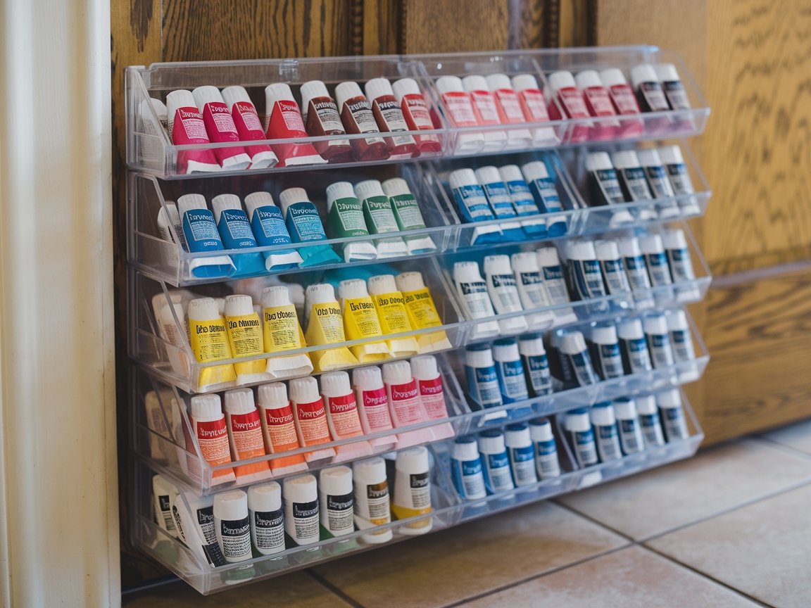 8 Acrylic Paint Tube Storage Ideas to Organize Your Art Room - Billy ...